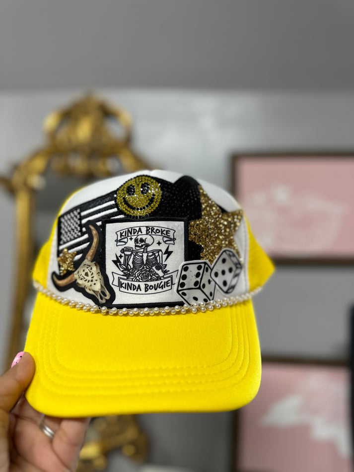 Premade Trucker hat – Neys-Rustic-Script-